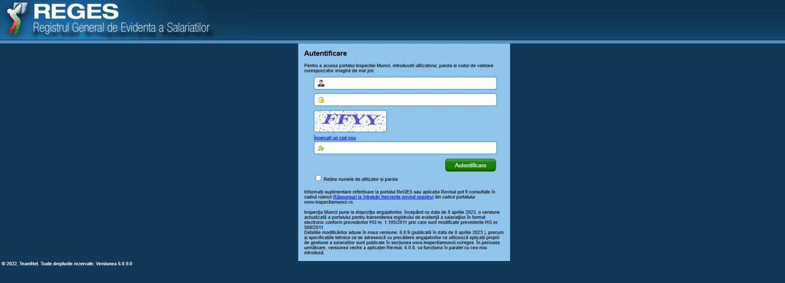 Care este termenul transmitere în Revisal a modificărilor la noul ...